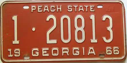 1966 Vintage License Plates for Sale - The Tag Dr. Store