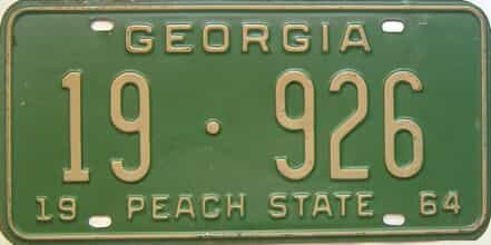 1964 Vintage License Plates for Sale - The Tag Dr. Store