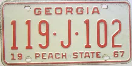 1967 Vintage License Plates for Sale - The Tag Dr. Store