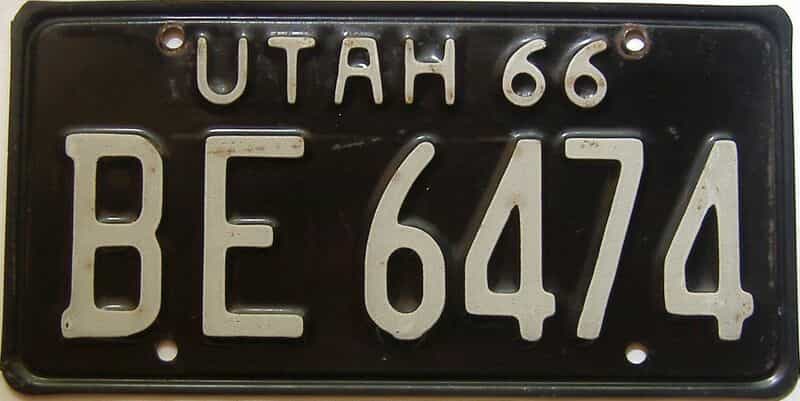 1966 Utah (Single) (#20352) for sale - The Tag Dr. Store