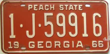 1966 Vintage License Plates for Sale - The Tag Dr. Store