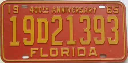 1965 Vintage License Plates for Sale - The Tag Dr. Store