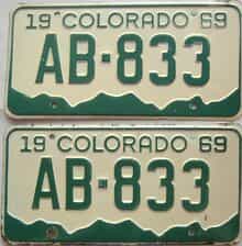 1969 Vintage License Plates for Sale - The Tag Dr. Store