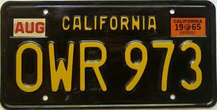1965 Vintage License Plates for Sale - The Tag Dr. Store