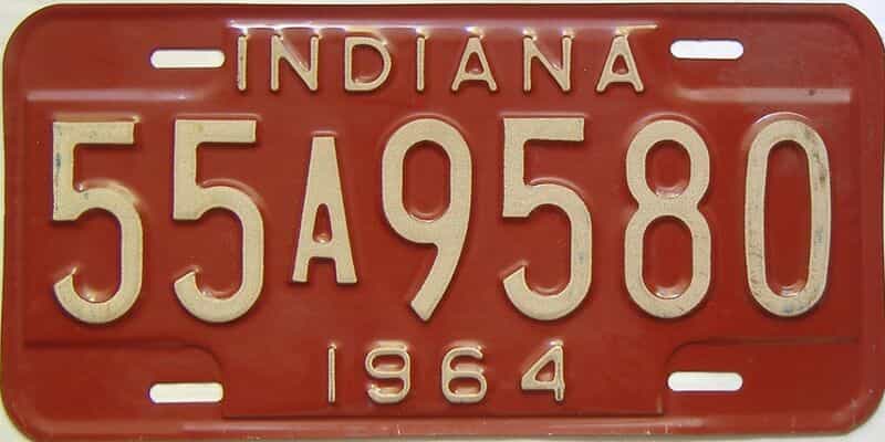 1964 Indiana (#21734) for sale - The Tag Dr. Store