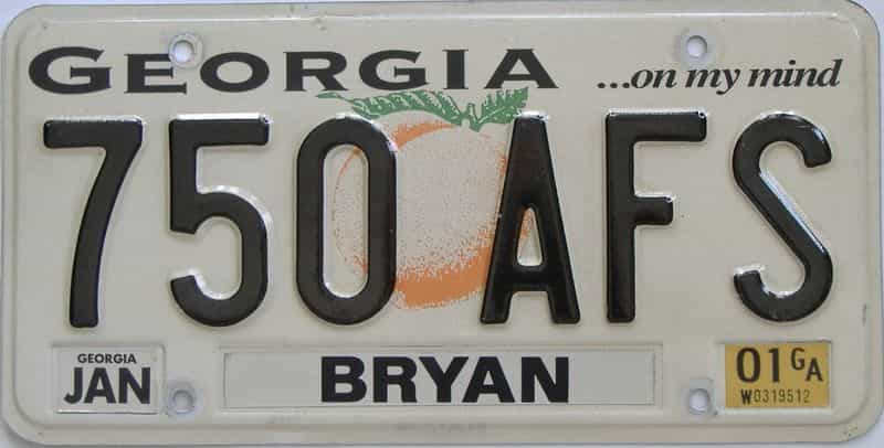 2001 Georgia Counties (Bryan) (#2953) for sale