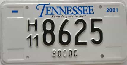 Tennessee License Plates for Sale - The Tag Dr. Store