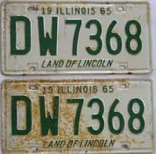 1965 Vintage License Plates for Sale - The Tag Dr. Store