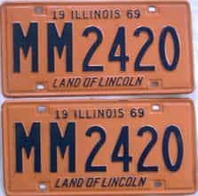 1969 Vintage License Plates for Sale - The Tag Dr. Store