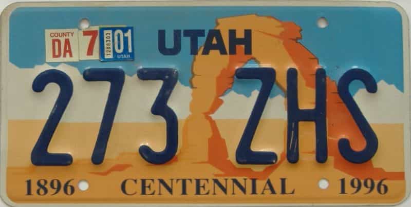 2001 Utah (Single) (#5752) for sale - The Tag Dr. Store