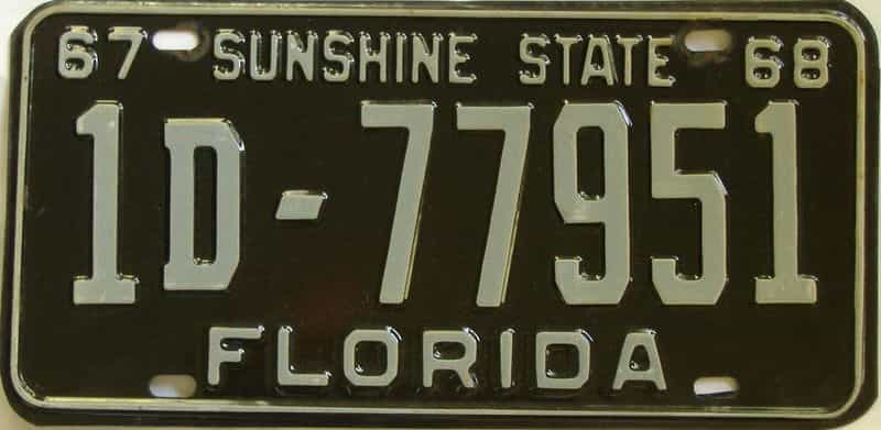 1967 Florida (#6289) for sale - The Tag Dr. Store