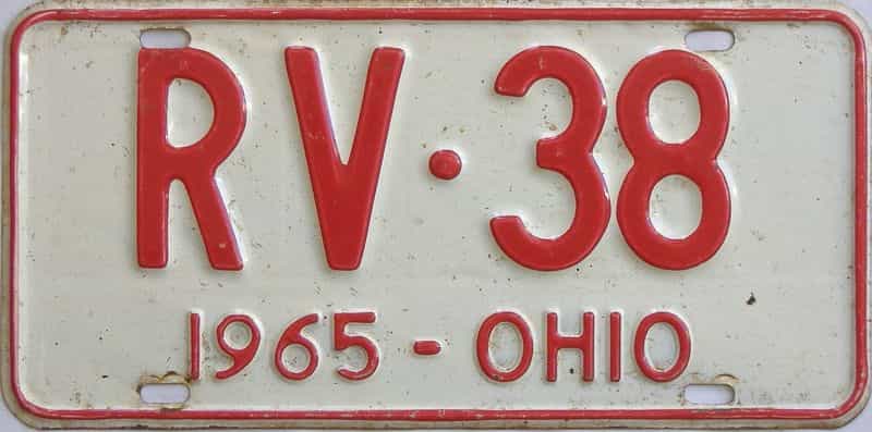 1965 Ohio (Single) (#8344) for sale - The Tag Dr. Store