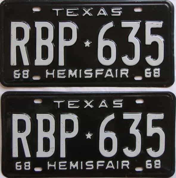 1968 Texas (Pair) (#8535) for sale