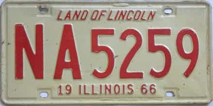 1966 Vintage License Plates for Sale - The Tag Dr. Store