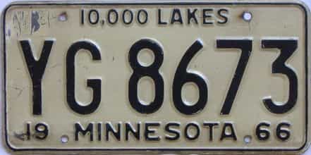 1966 Vintage License Plates for Sale - The Tag Dr. Store