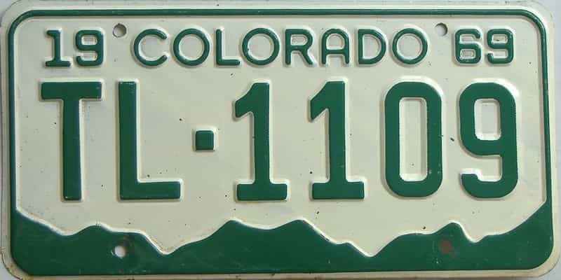 1969 Colorado (Single) (#9805) for sale - The Tag Dr. Store