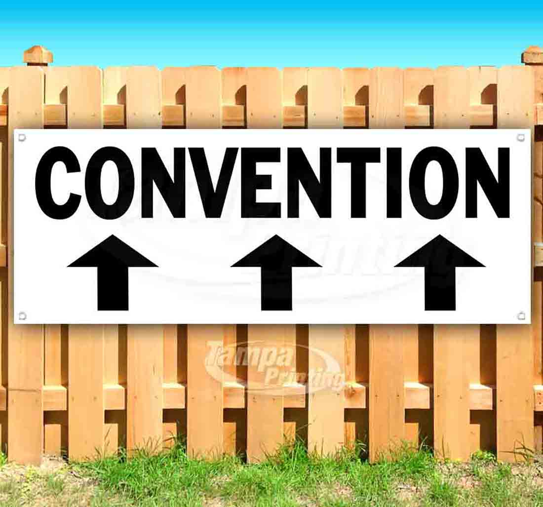 Convention 13 oz Vinyl Banner With Metal Grommets - Walmart.com