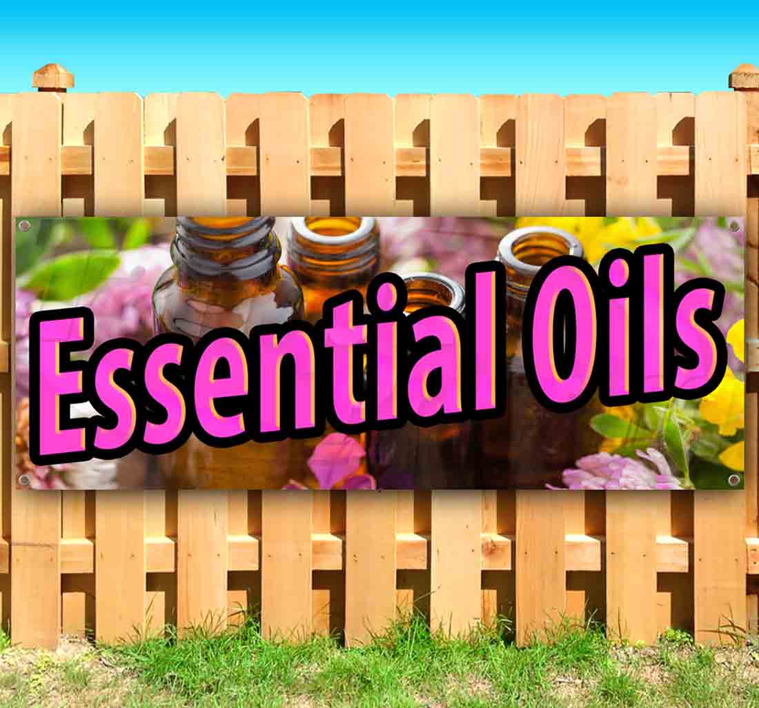 Essential Oils 13 oz Vinyl Banner With Metal Grommets - Walmart.com