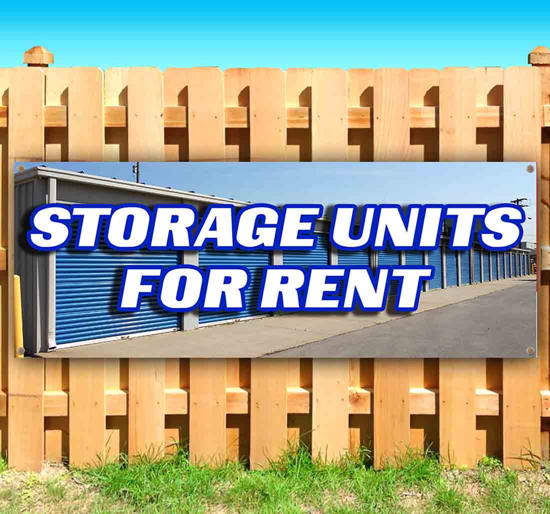 Storage Units For Rent 13 oz Vinyl Banner With Metal Grommets - Walmart.com