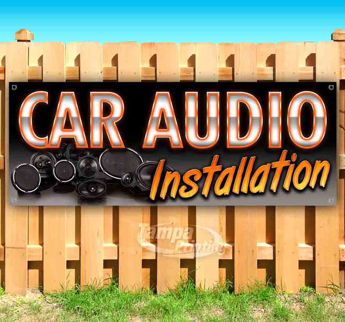 Car Audio Installation 13 oz Vinyl Banner With Metal Grommets - Walmart.com