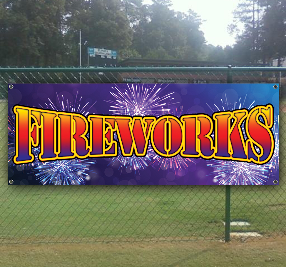 Fireworks 13 oz Vinyl Banner With Metal Grommets - Walmart.com