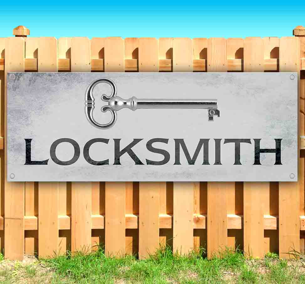 Locksmith 13 oz Vinyl Banner With Metal Grommets - Walmart.com