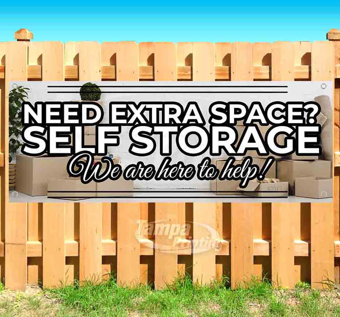 Self Storage 13 oz Vinyl Banner With Metal Grommets - Walmart.com