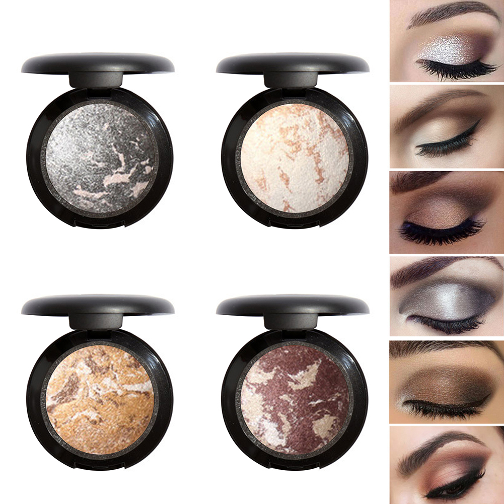 Natural Eyeshadow Marble Metallic Eye Shadow - BelleChic