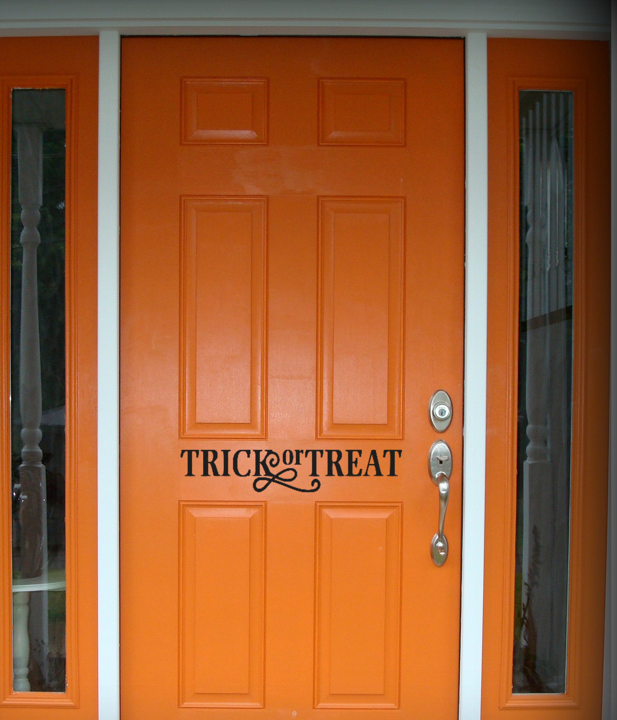 Trick Or Treat Door Decal - BelleChic