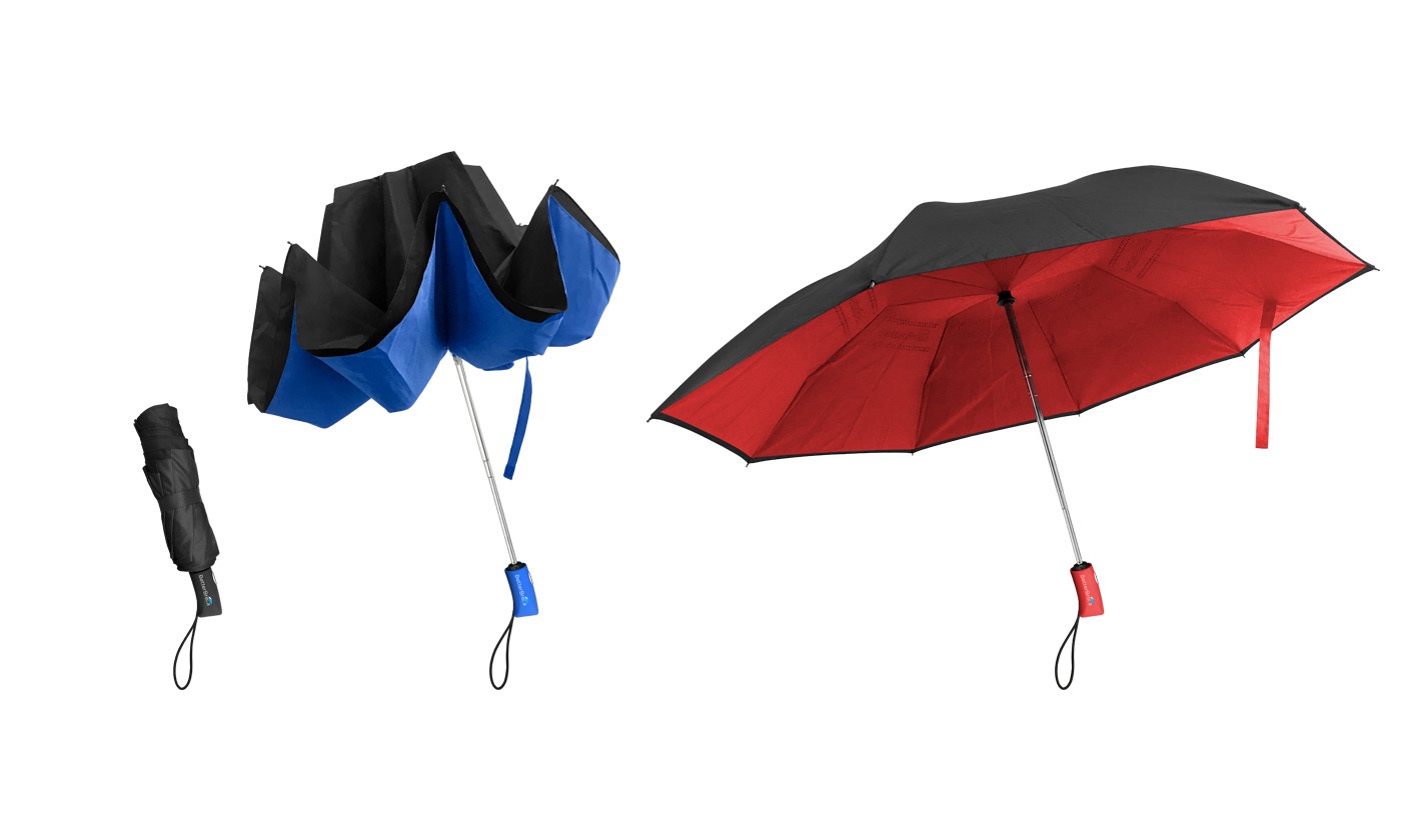 Better Brella Compact Umbrella with Reverse Open/Close Technology - Tanga