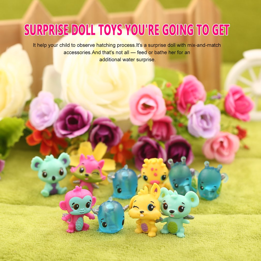 Surprise Hatching Eggs Toy+Doll Toy Hatch Animals Toy Kids Educational ...