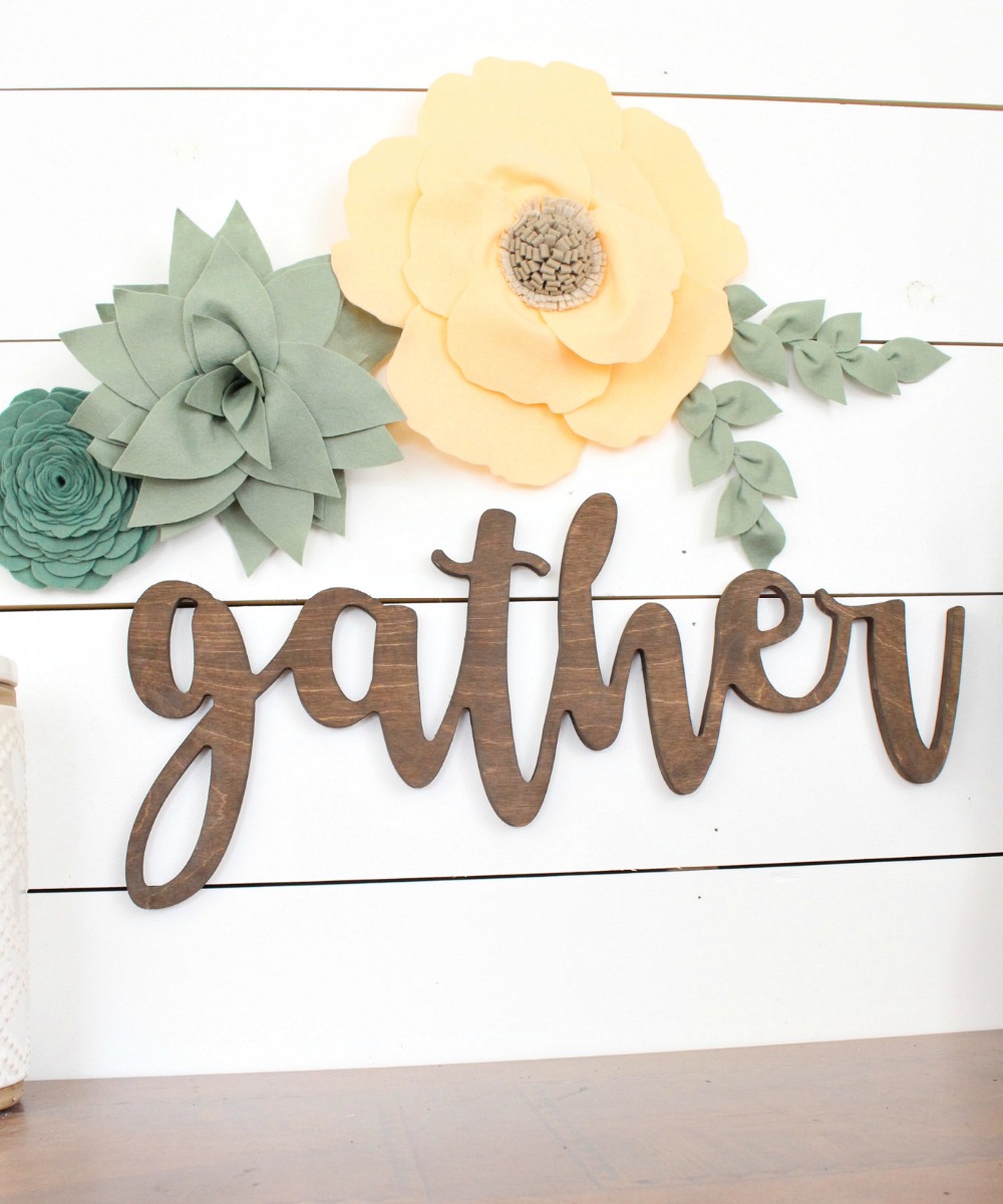 23" Oversized Gather Sign - BelleChic