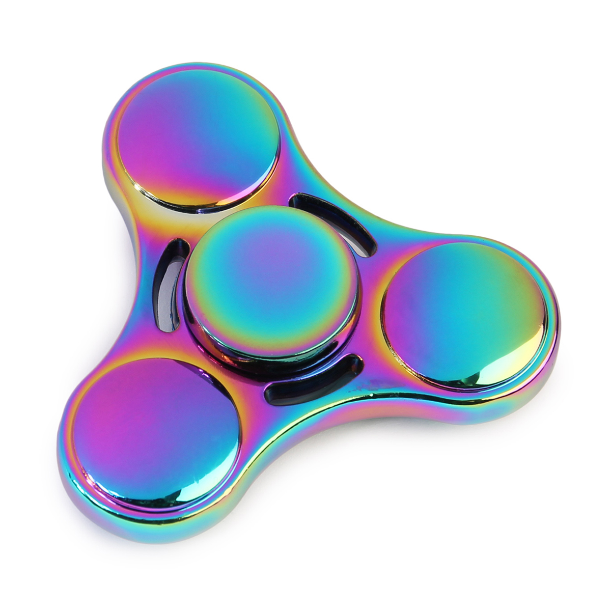 Rounded Holographic Fidget Spinner - BelleChic