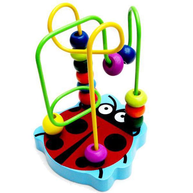 Kids Wooden Mini Slide Bead Toy - Tanga