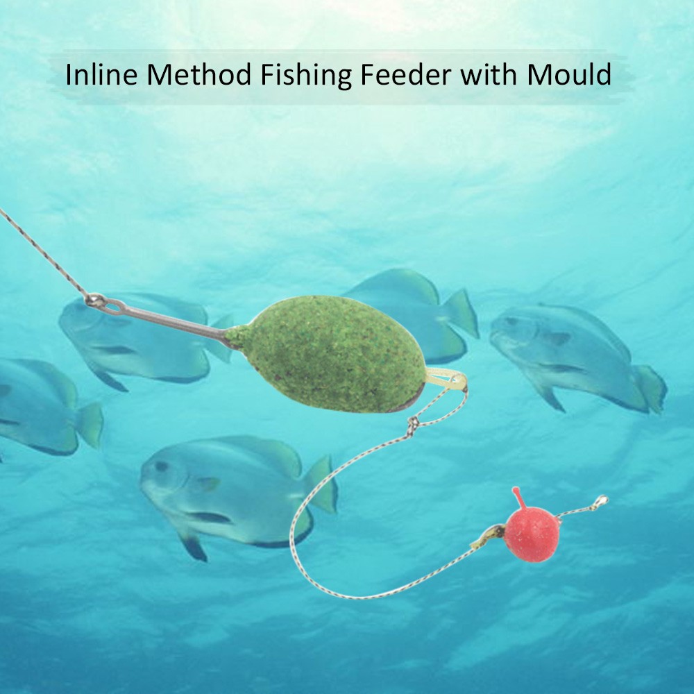 Hybrid Inline Method Fishing Feeder Set Bream Carp Tench Coarse Fishing ...