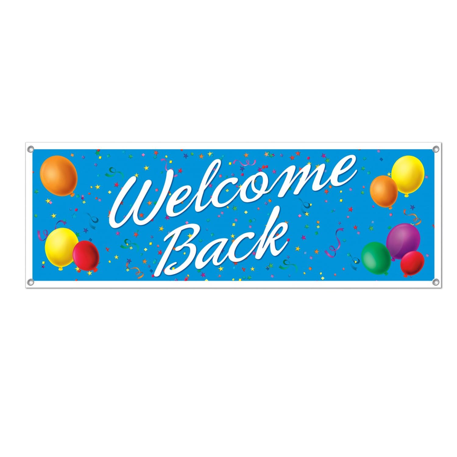 Club Pack of 12 Fun, Festive and Exciting Colorful Welcome Back Sign ...