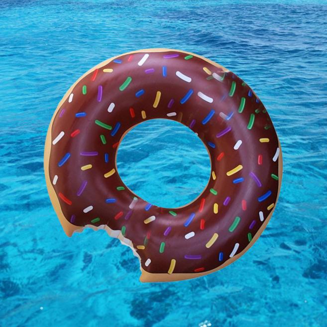 Gigantic Donut Pool Float - BelleChic