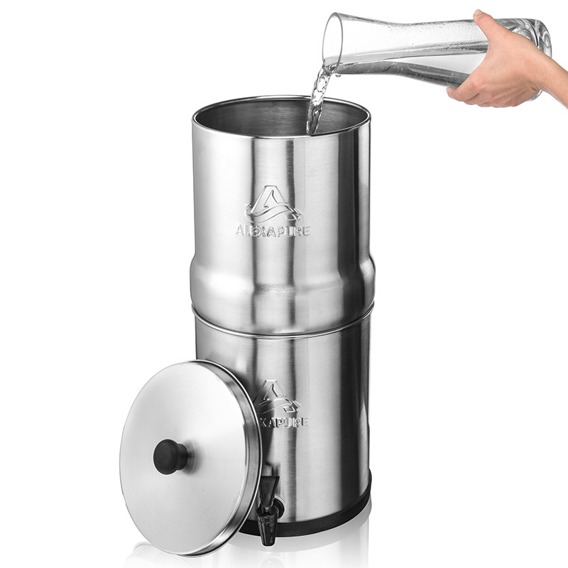 Alexapure Pro Stainless Steel Water Filtration System - Tanga