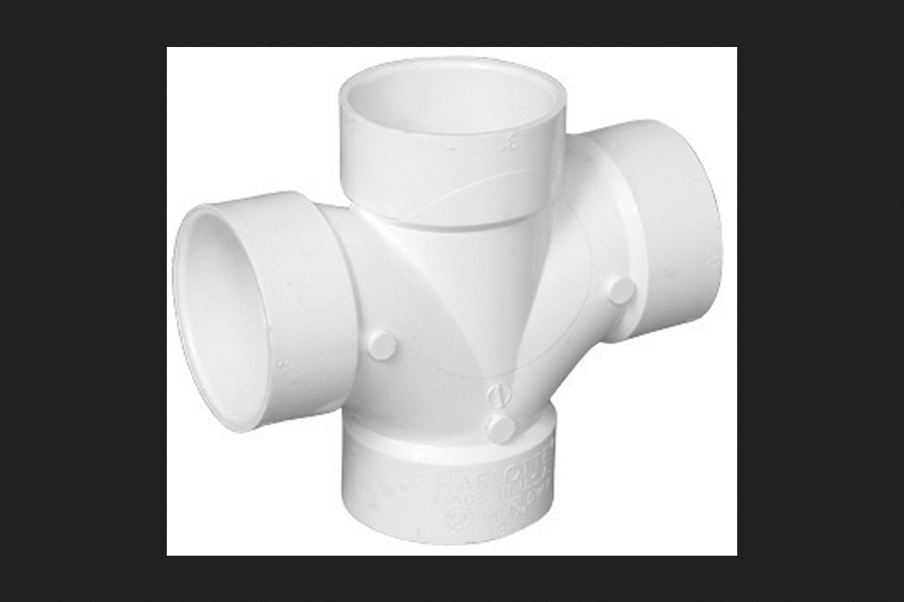 Tee Dbl San Pvc 3x3x3x3" - Tanga