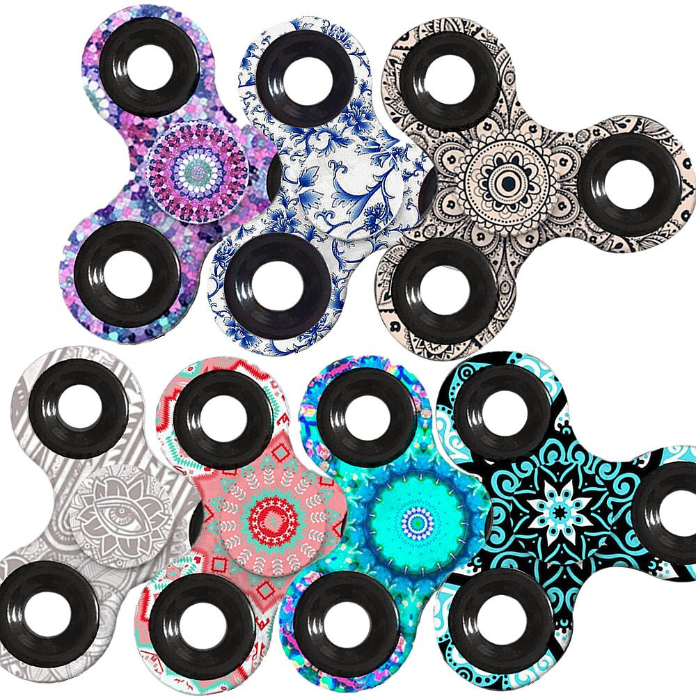 Creative Fidget Spinner Triangle Single Finger Decompression Gyro - Tanga