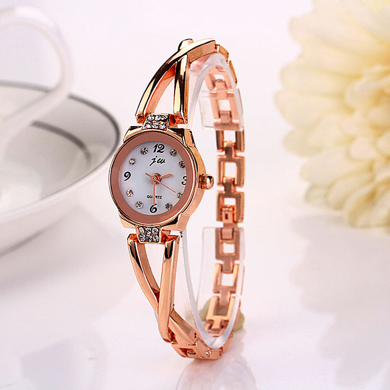 Fashion Women Girl Bracelet Watch Quartz Alloy Wrist Watch - Tanga
