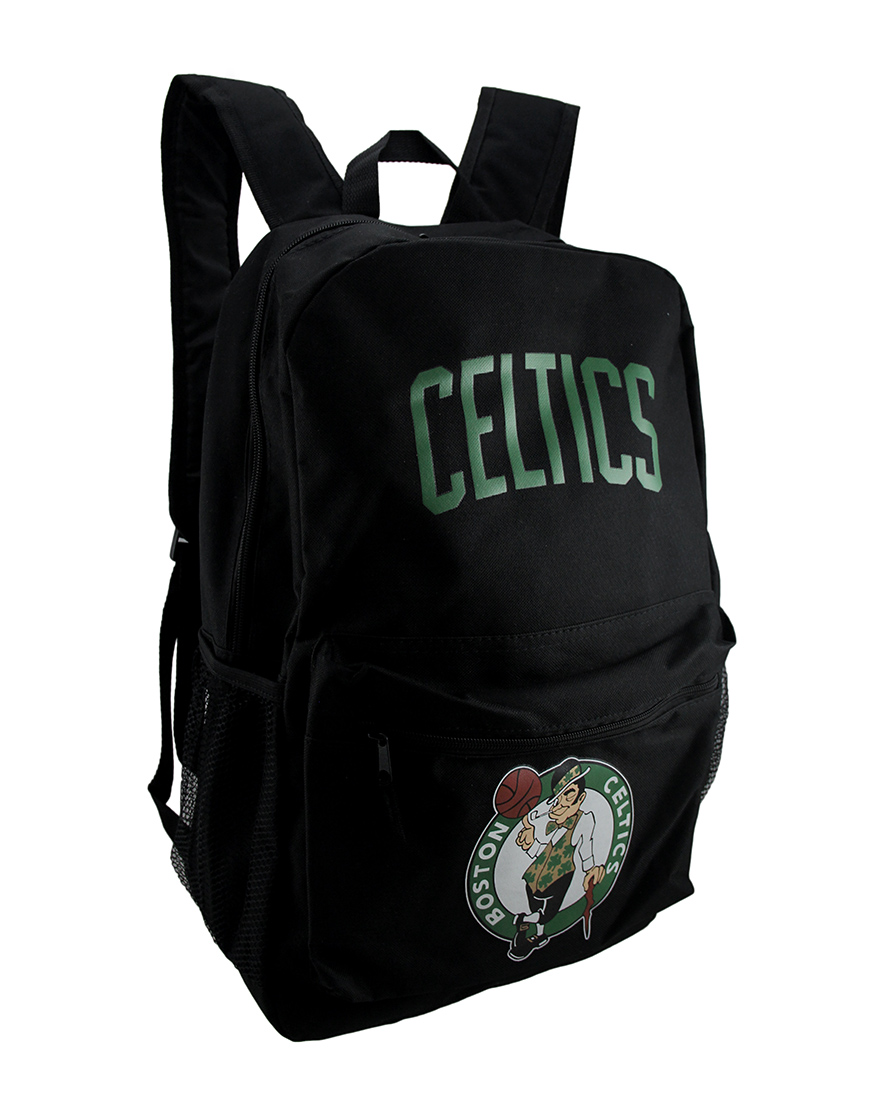 Nba Boston Celtics Black Canvas Backpack Basic Multipurpose Backpacks ...