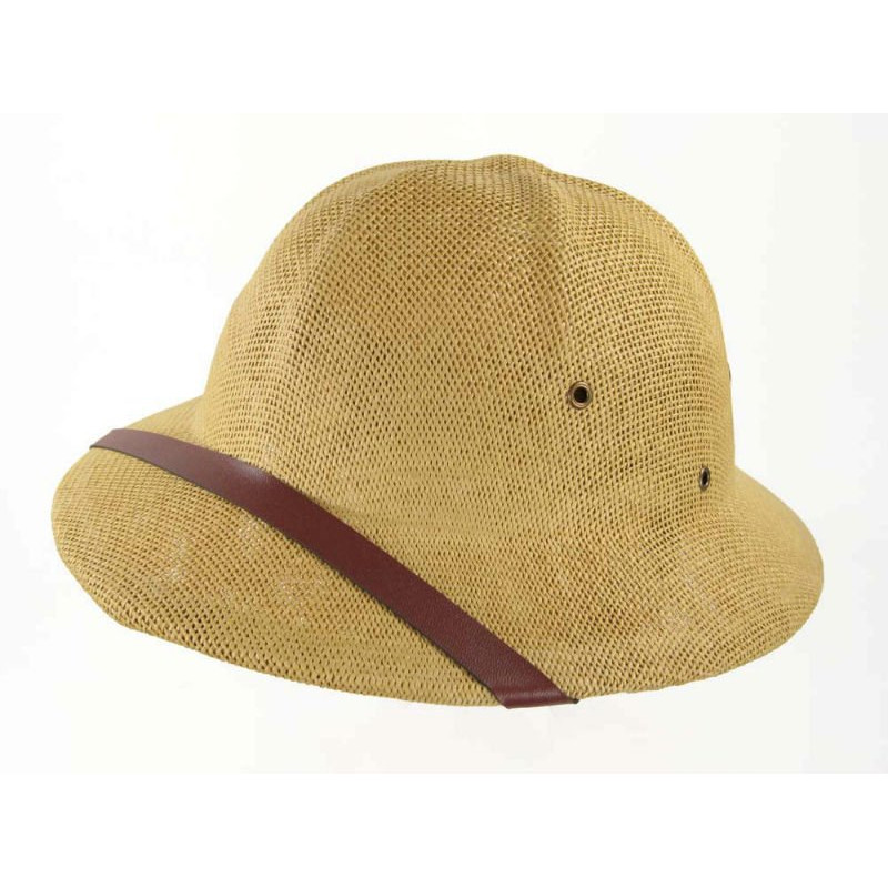 Safari Pith Helmet Adult Jungle Hat Explorer African Tan Hunter Costume ...