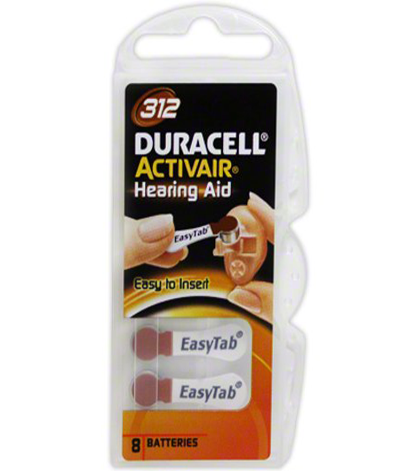 Duracell Activair Size 312 Zinc Air Hearing Aid Batteries (80 pack) - Tanga