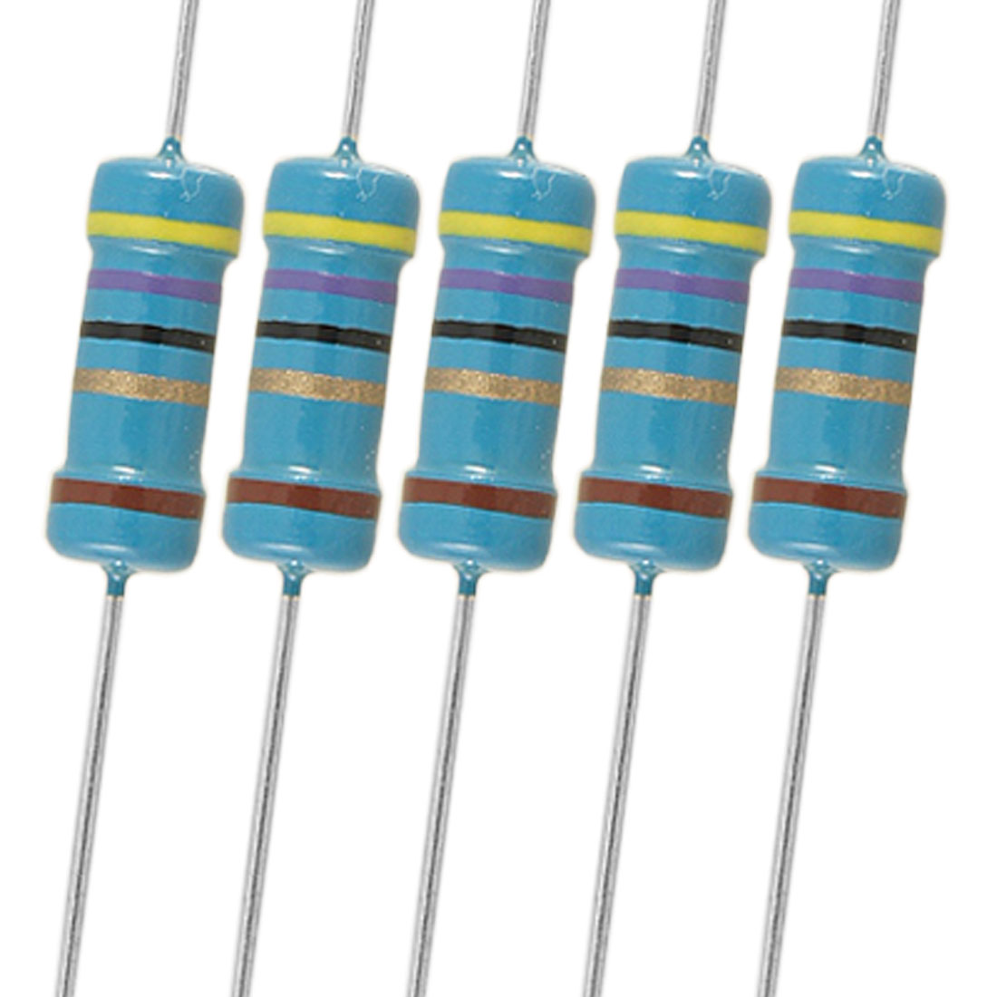 200x 1W 47 Ohm 1% Axial Metal Film Resistors 1 Watt - Tanga