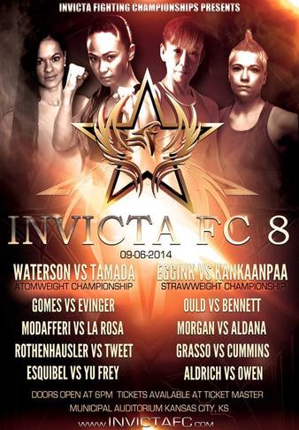 Invicta FC 8: Waterson vs. Tamada 8pm et/5pm pt/1am uk DISCUSSION ...