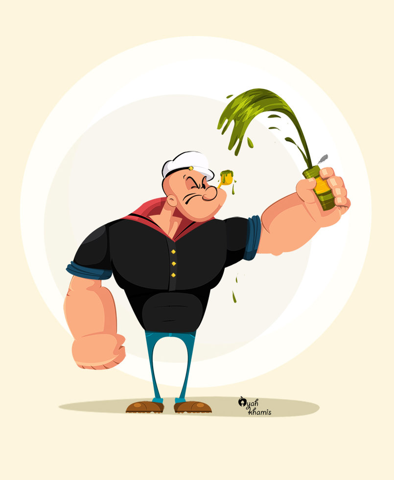 popeye cartoon chracter - By Ayah Khamis - 4539_ayah__khamis :: Tasmeem ME