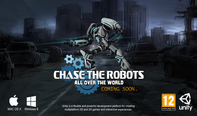 CHASE THE ROBOTS من تصميم Moomen Adel- moomenadel614536