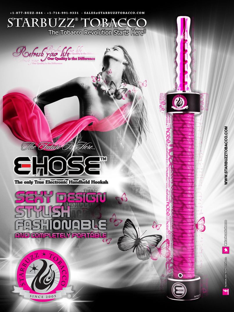 54 Starbuzz E-hose Poster Pink من تصميم Rania Shamieh- 3670_rania