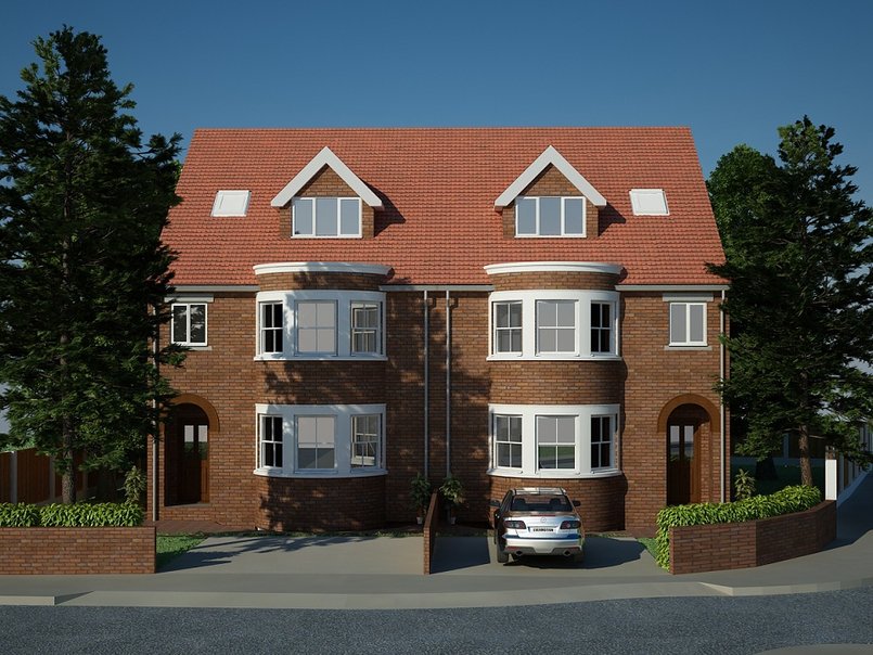 Twin Unit realistic rendering - By Sohaib Khan- 5085_sohaib :: Tasmeem ME